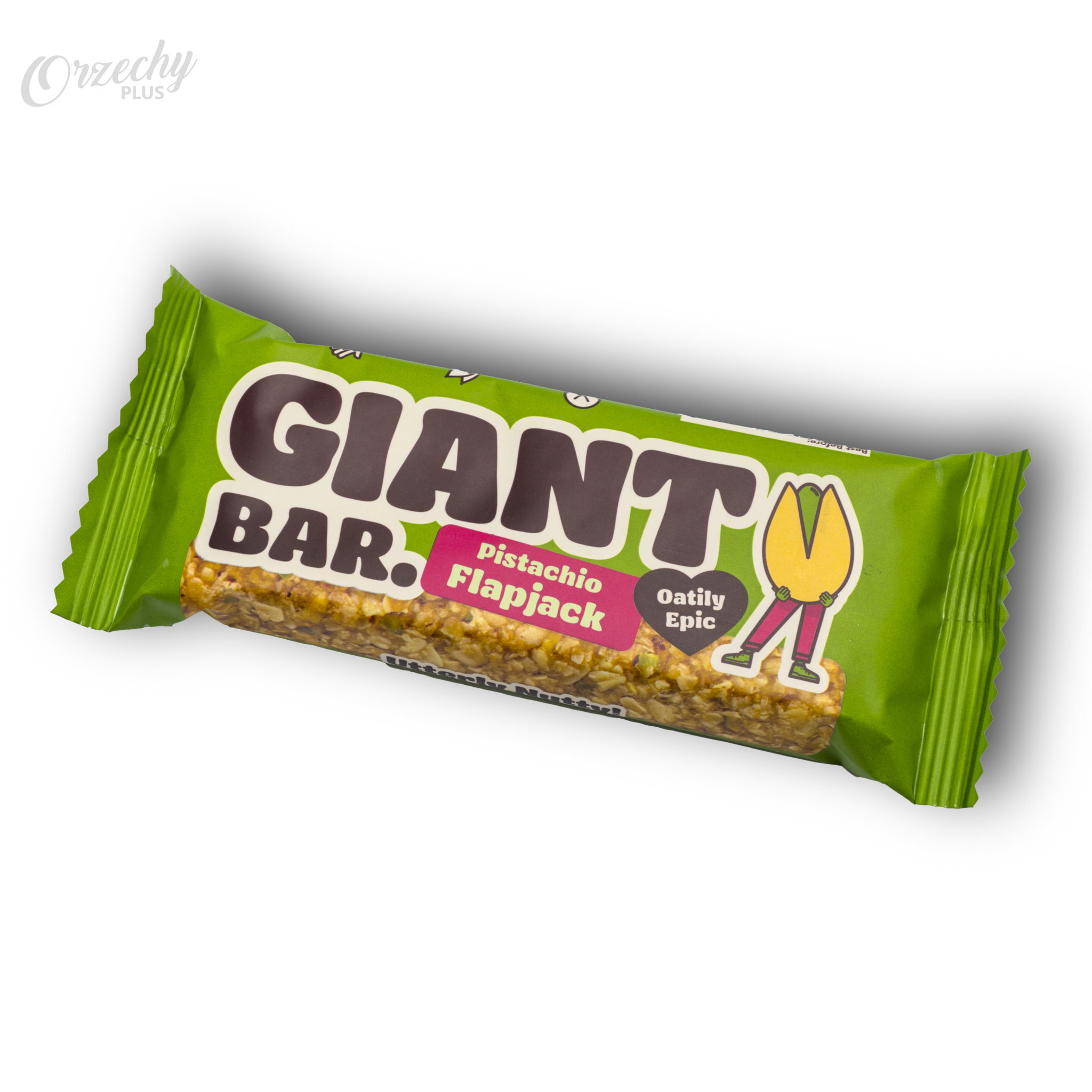 Baton owsiany „Ma Baker Giant Bar“ z pistacjami, 90 g - orzechyplus.pl