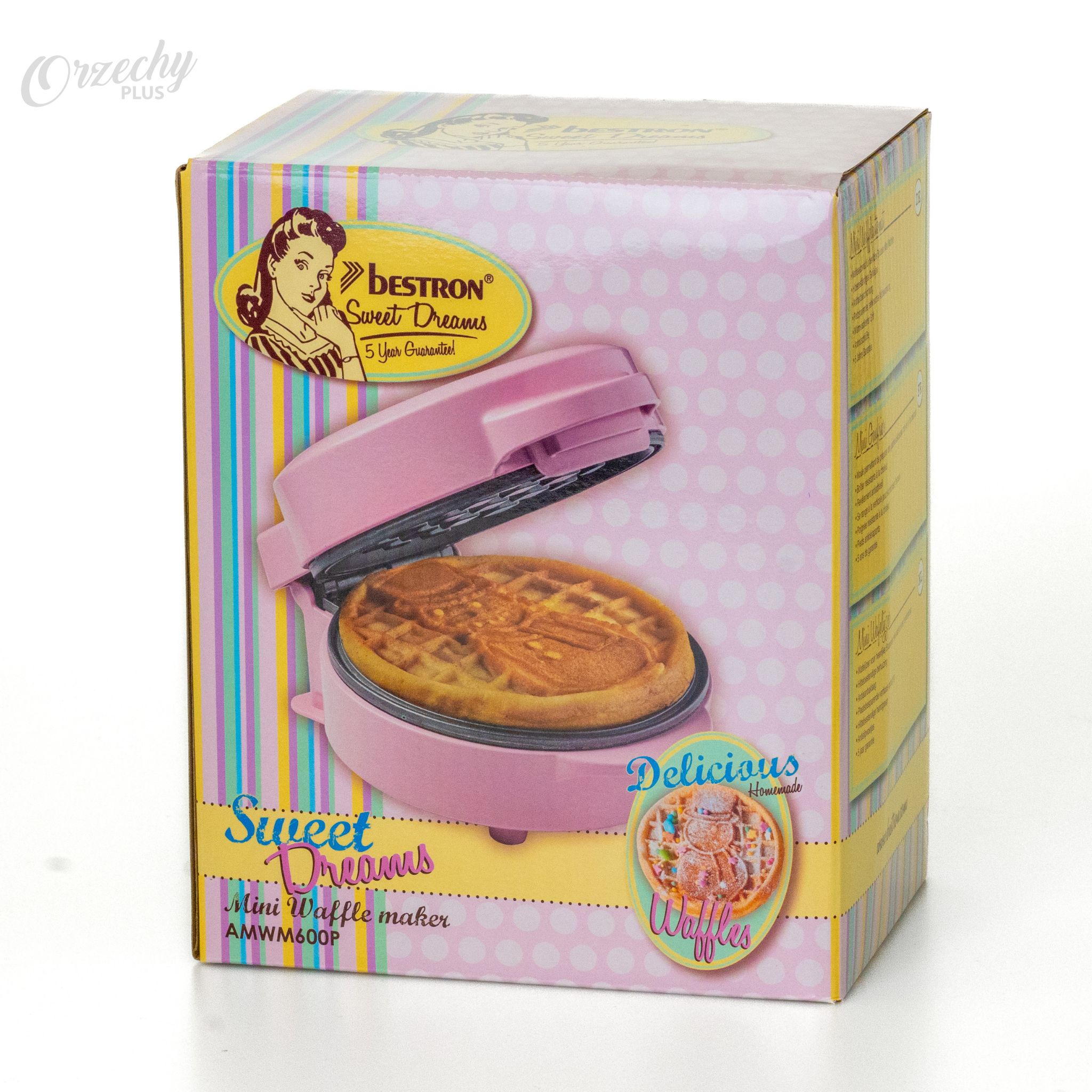 Gofrownica „BESTRON“ „Bałwanek“, 1 vnt. - orzechyplus.pl